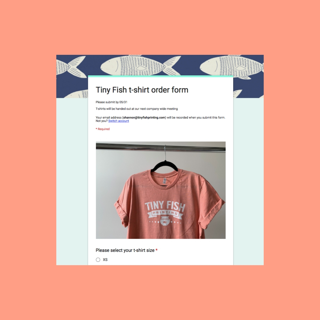 Apparel Order Form Template For Your Needs